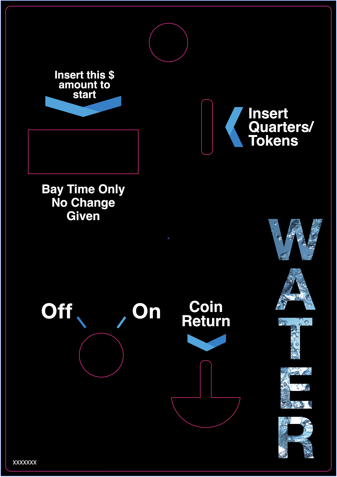 Pay Water Decal for DU1A046 (Coins & Tokens) - Dultmeier Sales