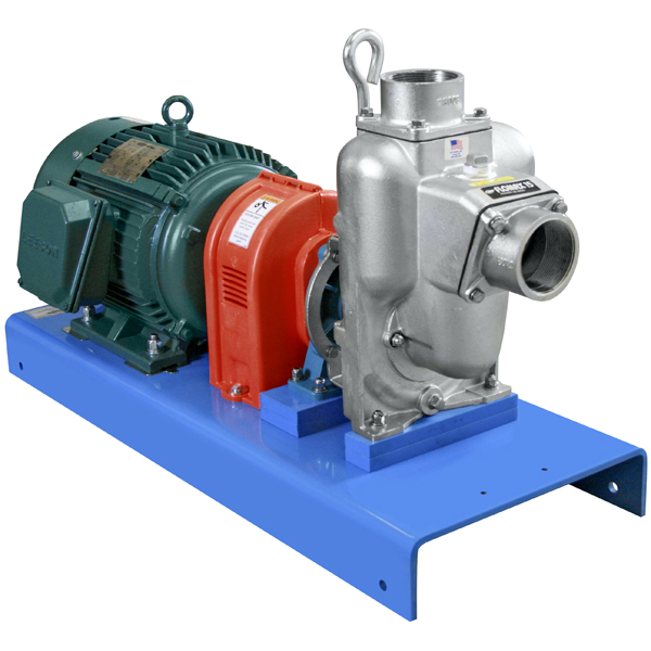 Dultmeier Sales Pump Unit, 3IN X 3IN, Stainless, Self-Priming, 15 Hp ...