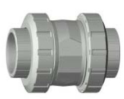 GF Piping Systems - Georg Fischer Check Valve, PVC, 3/4" FPT Ports, 235 ...