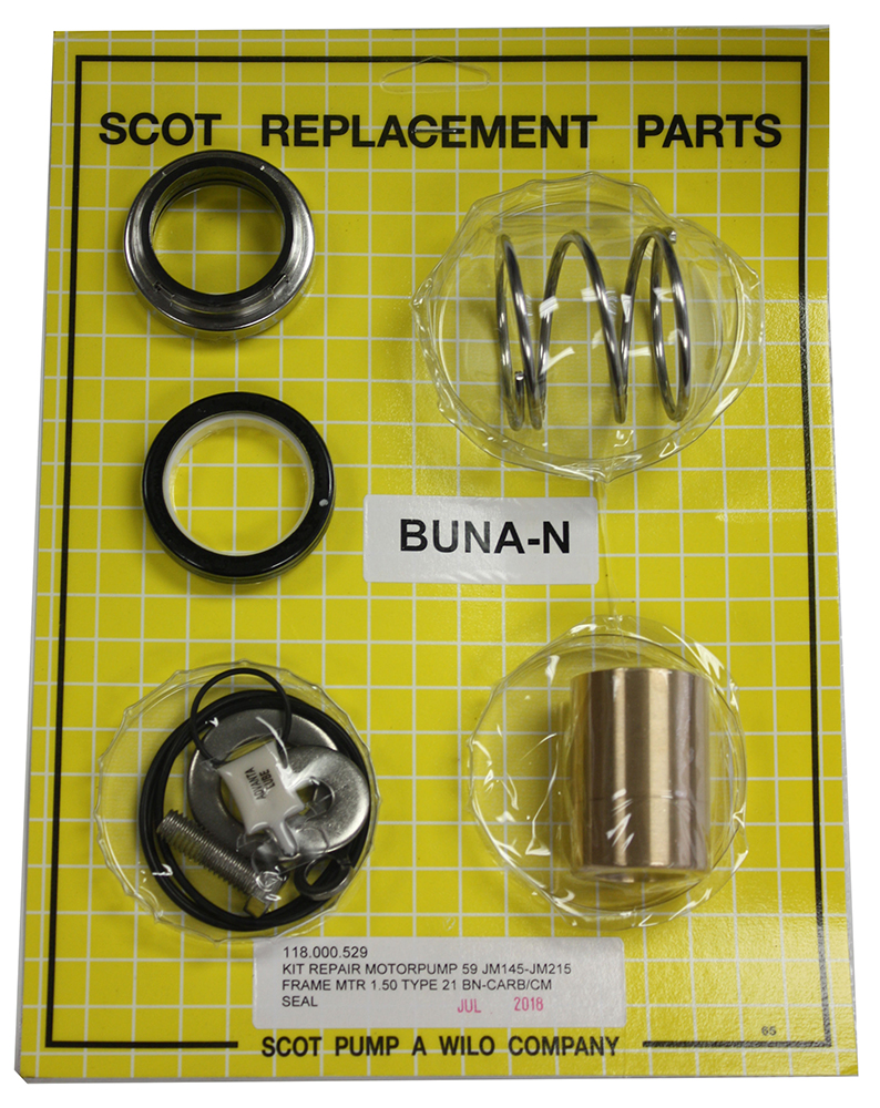 Scot Pump Industrial Pumps Repair Kit for MotorPump Model 59, JM145 ...