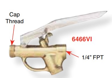 TeeJet / Spraying Systems Trigger Valve Only, 250 PSI, 2 GPM, Cap ...