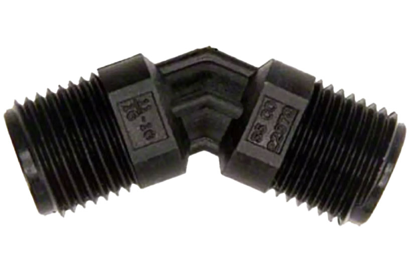 TeeJet / Spraying Systems 45 Degree Adapter, 11/16" Male x Male for ...