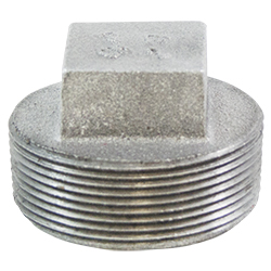 Plug, 3/8IN, Galvanized Malleable - Dultmeier Sales