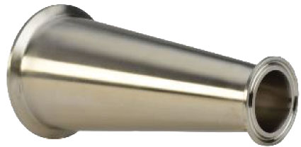 Tri-Clamp Concentric Reducer (31-14MP), 316LSS, 4" x 1-1/2", 3-A ...